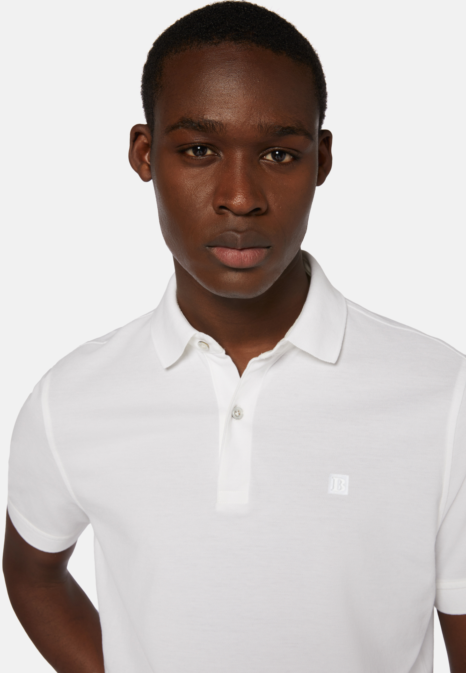 Regular Fit Cotton Pique Polo Shirt | Boggi